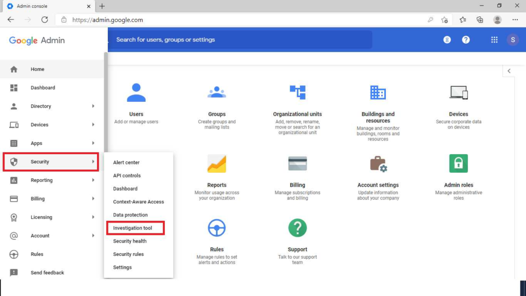 Google Workspace Investigation Tools | Pluto7